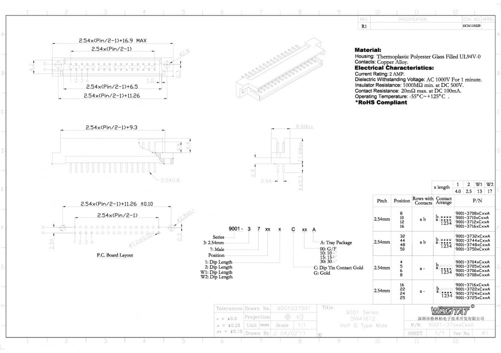 WingTAT 9001-37101C00A technical document preview