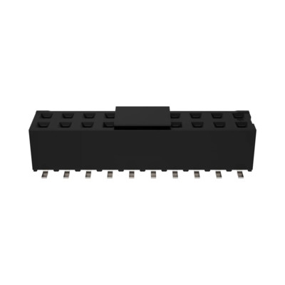 Milli-Grid Vertical Receptacle, 2.00mm Pitch, Dual Row, Surface Mount, Top/Bottom Entry, with Cap, Tube, 0.38µm Gold (Au) Plating, 20 Circuits, Lead-Free for sale
