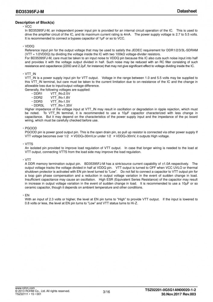 BD35395FJ-ME2 datasheet page 3