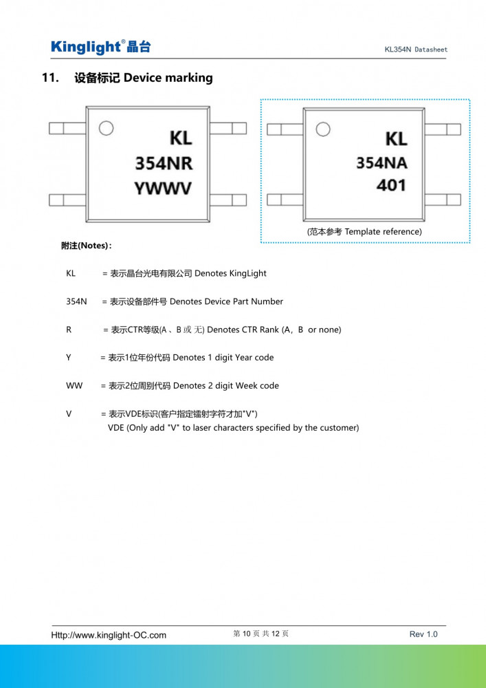 KL354N-B-TA datasheet page 10