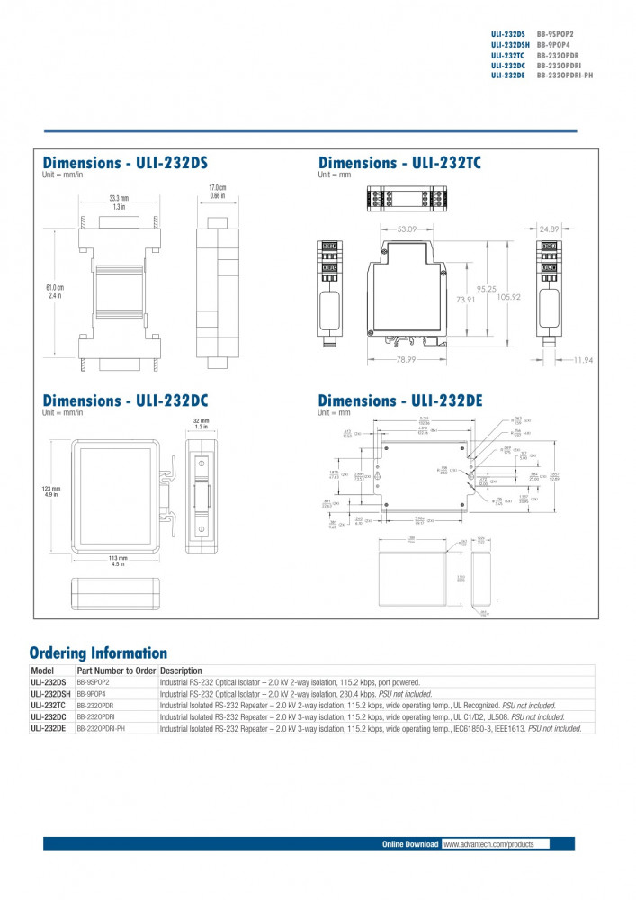 BB-9POP4 product document page 2