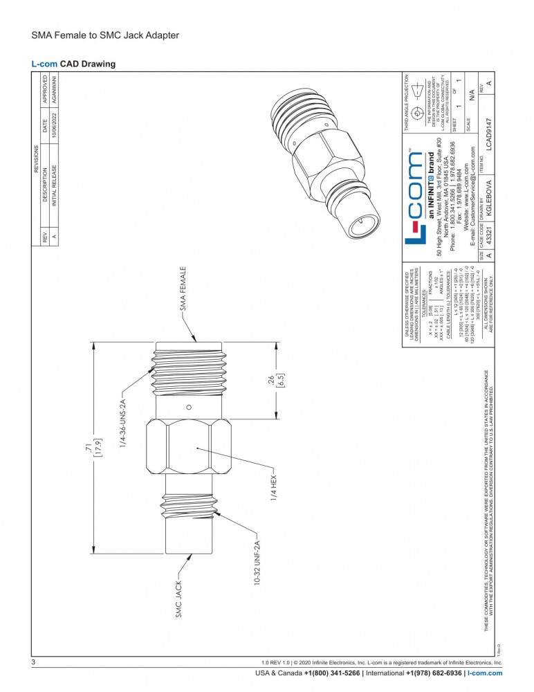 LCAD9147 datasheet page 3