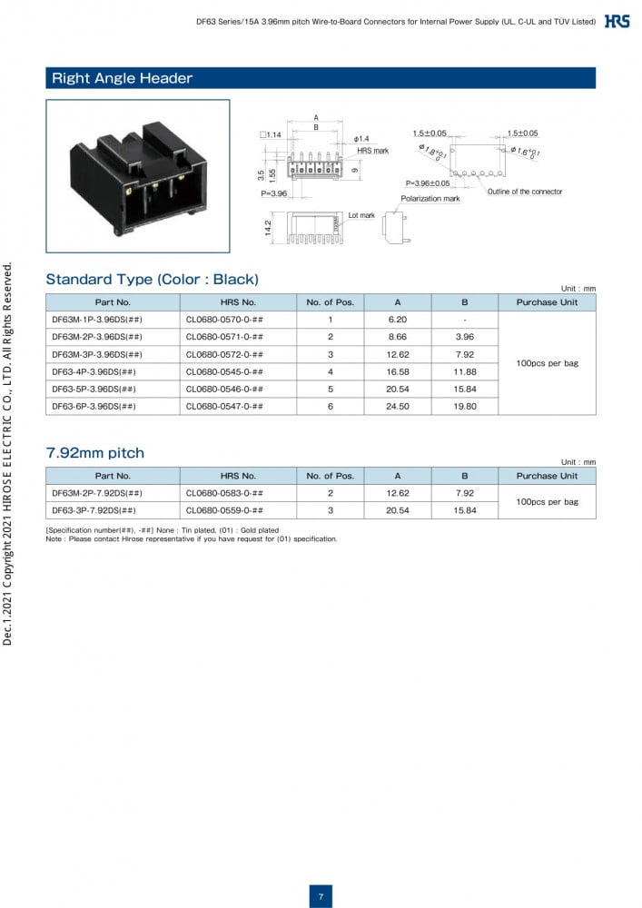 DF63 datasheet page 7