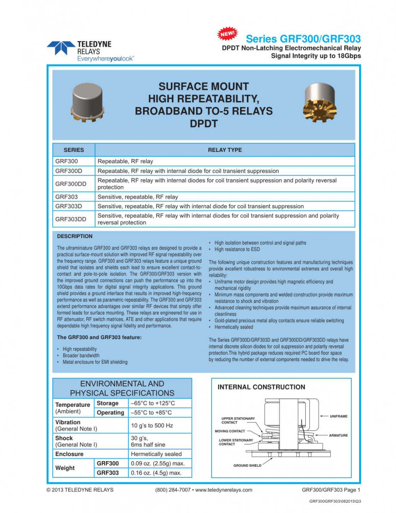 SGRF300-12/R technical document page 1
