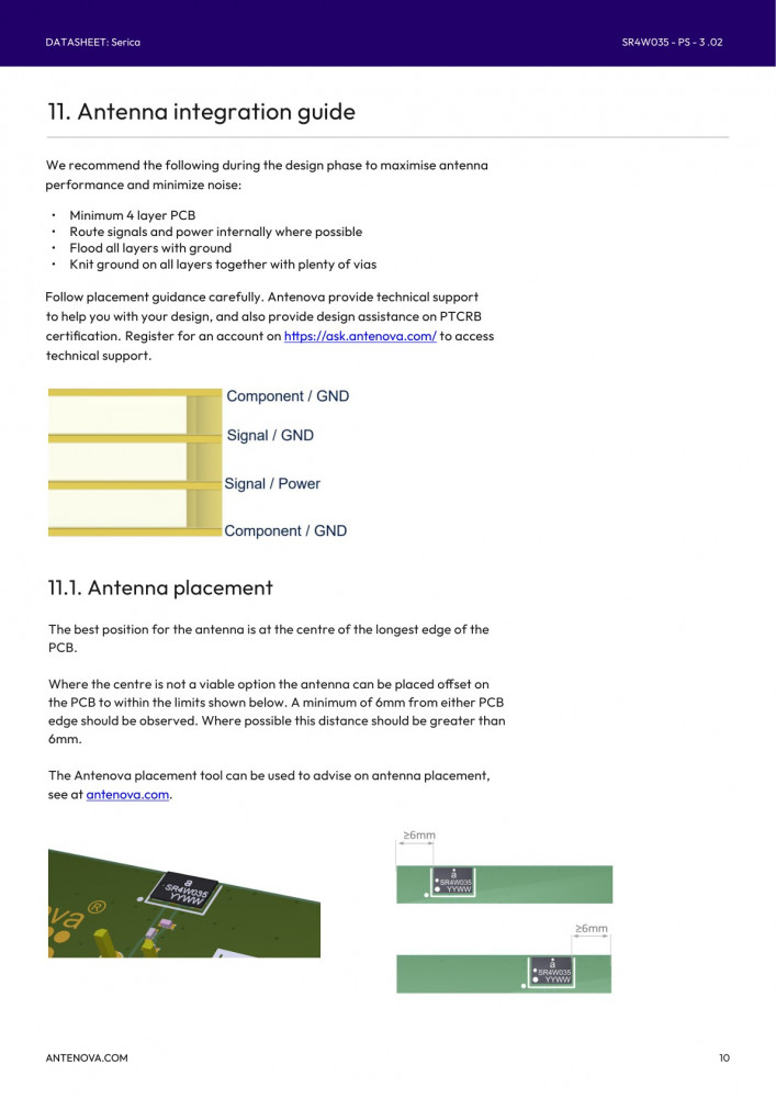 Serica datasheet page 10