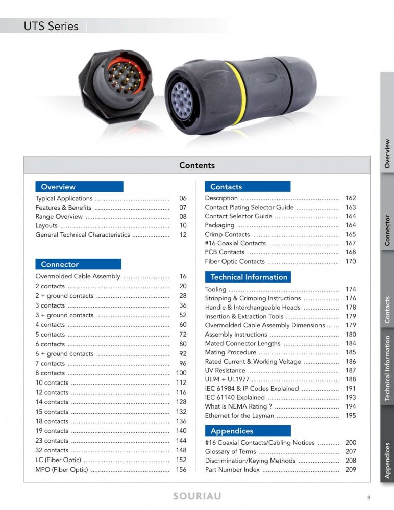 UTS10DCGE technical document page 3