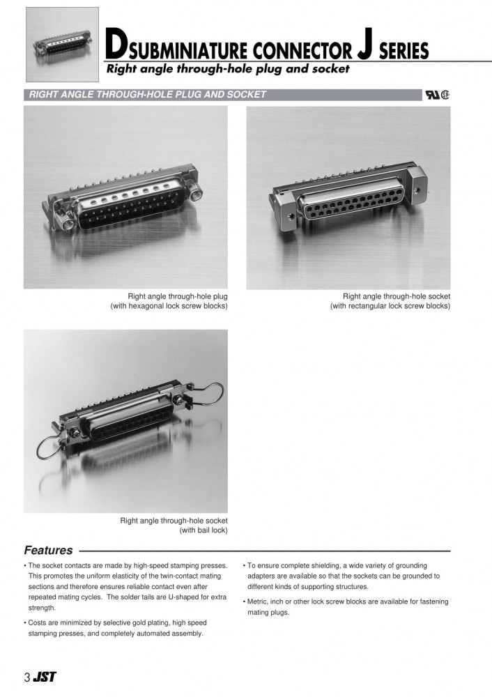 JST J Series datasheet page 3