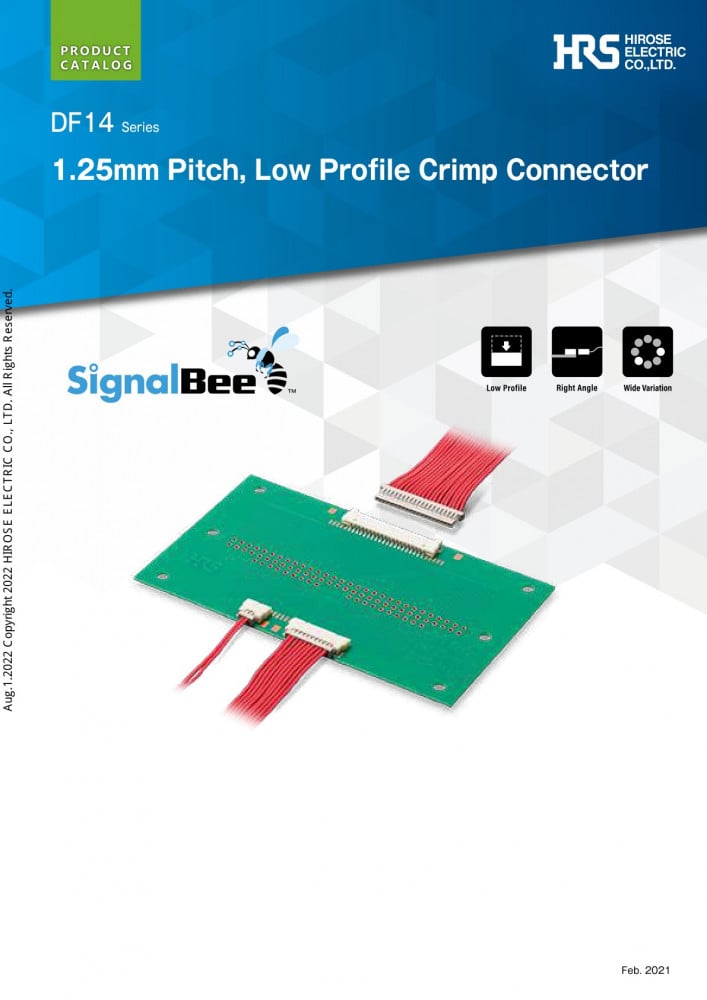 HRS DF14 datasheet page 1