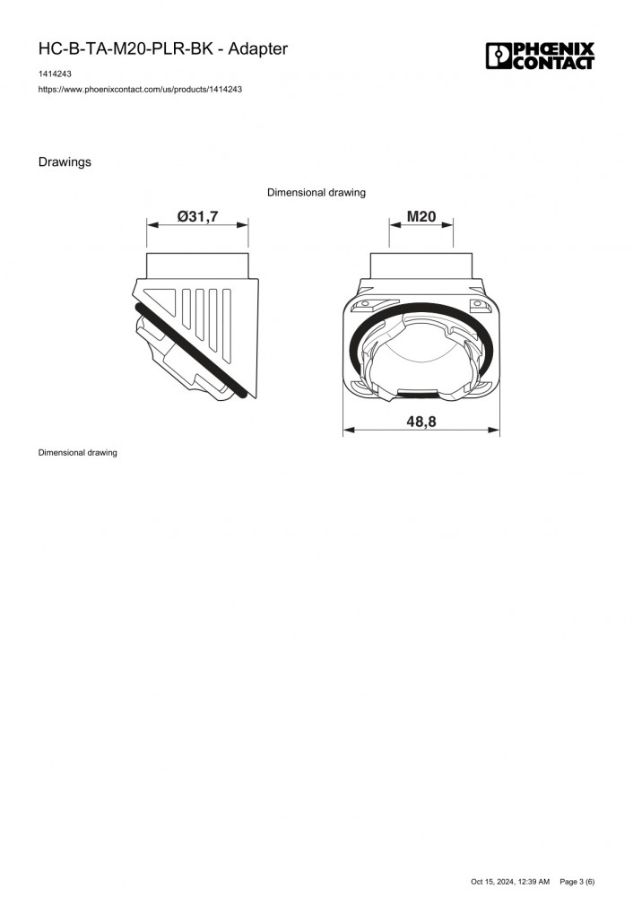 Phoenix Contact 1414243 product documentation page 3