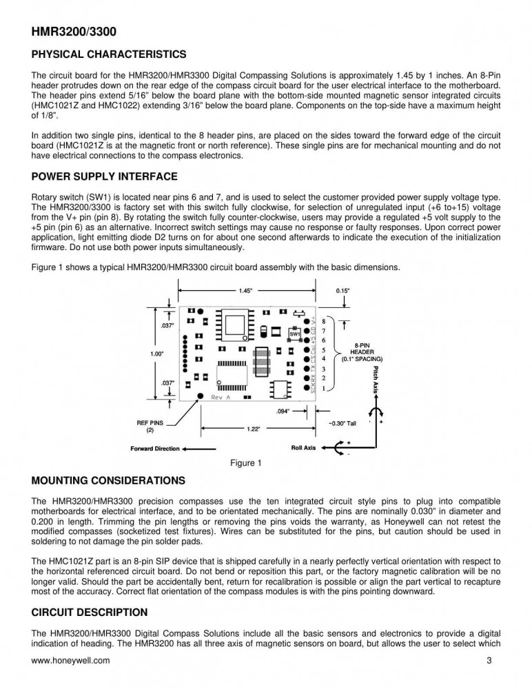 HMR3300 documentation page 3