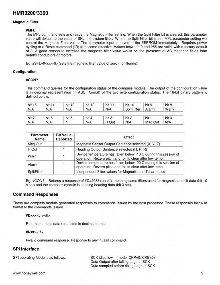 HMR3300 documentation page 9