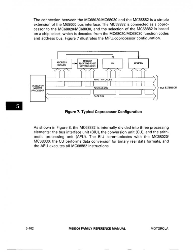 MC68882 technical document page 7