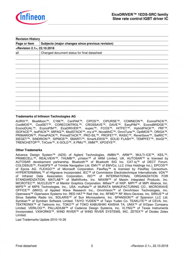 Infineon 1EDI20I12SV datasheet page 3