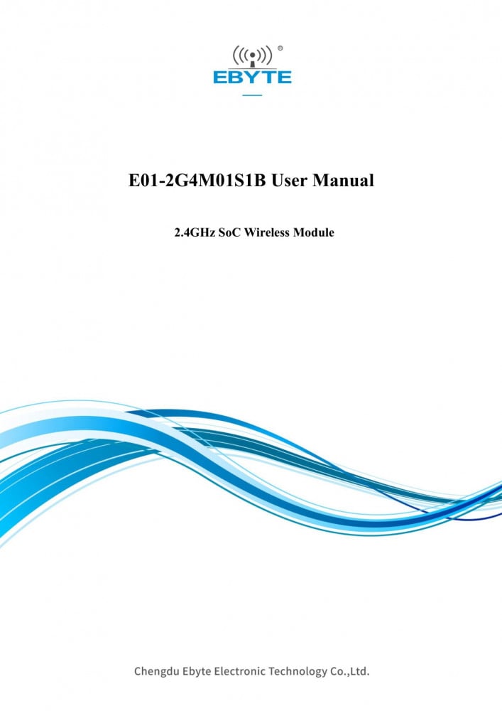 E01-2G4M01S1B manual page 1