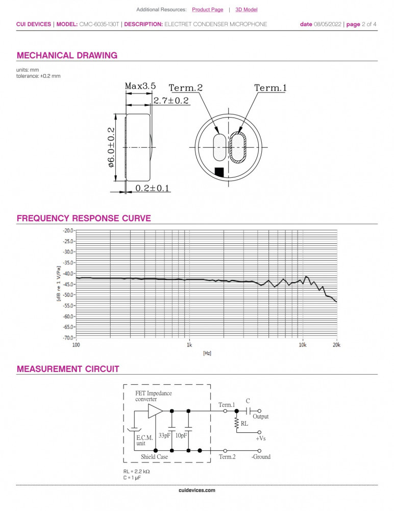 CMC-6035-130T datasheet page 2