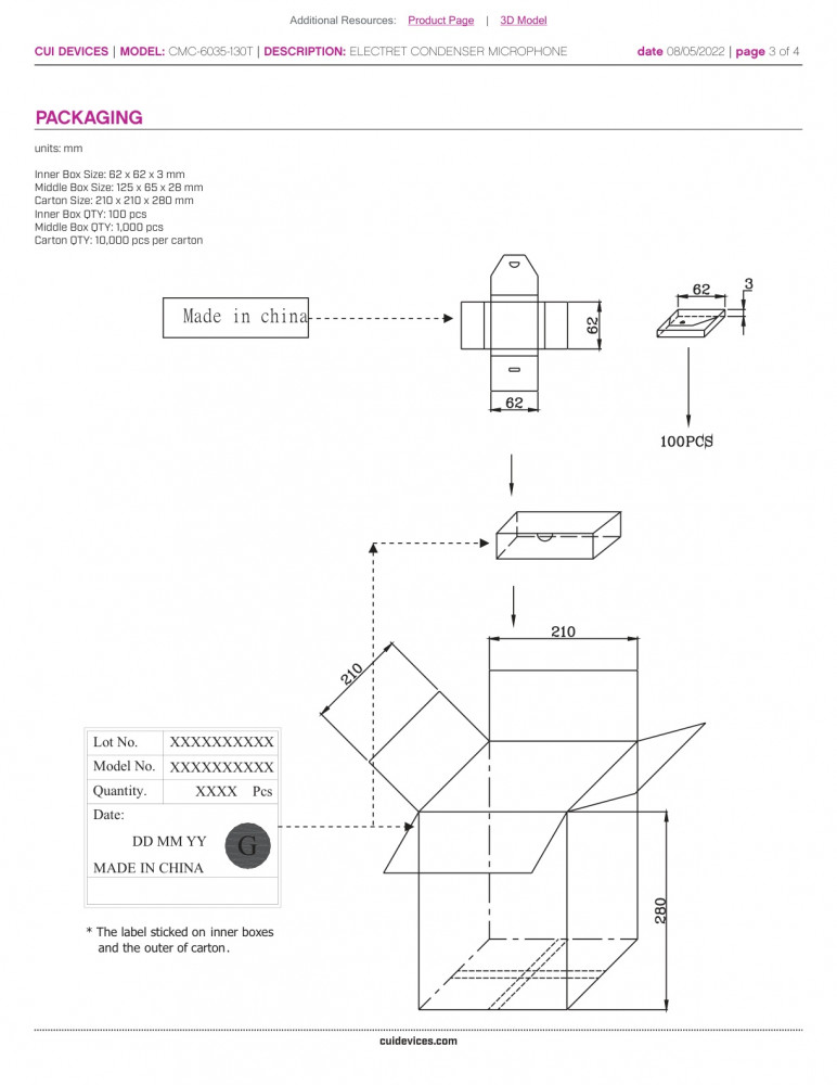 CMC-6035-130T datasheet page 3