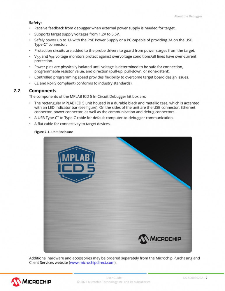 MPLAB ICD 5 document page 7