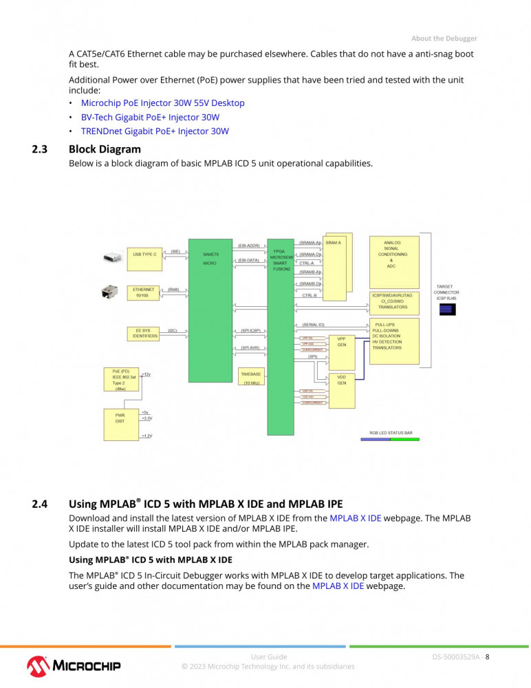 MPLAB ICD 5 document page 8
