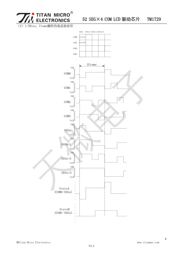 TM1729 datasheet page 8