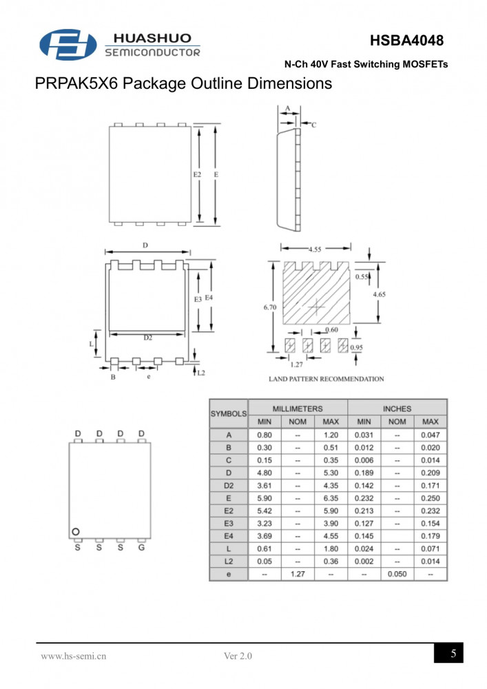 HSBA4048 datasheet page 5