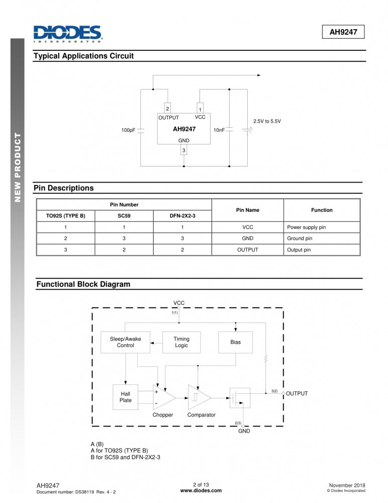 AH9247 datasheet page 2