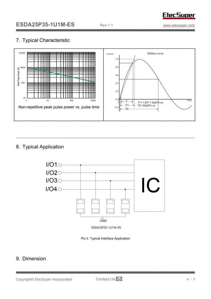 ESDA25P35-1U1M-ES datasheet page 4
