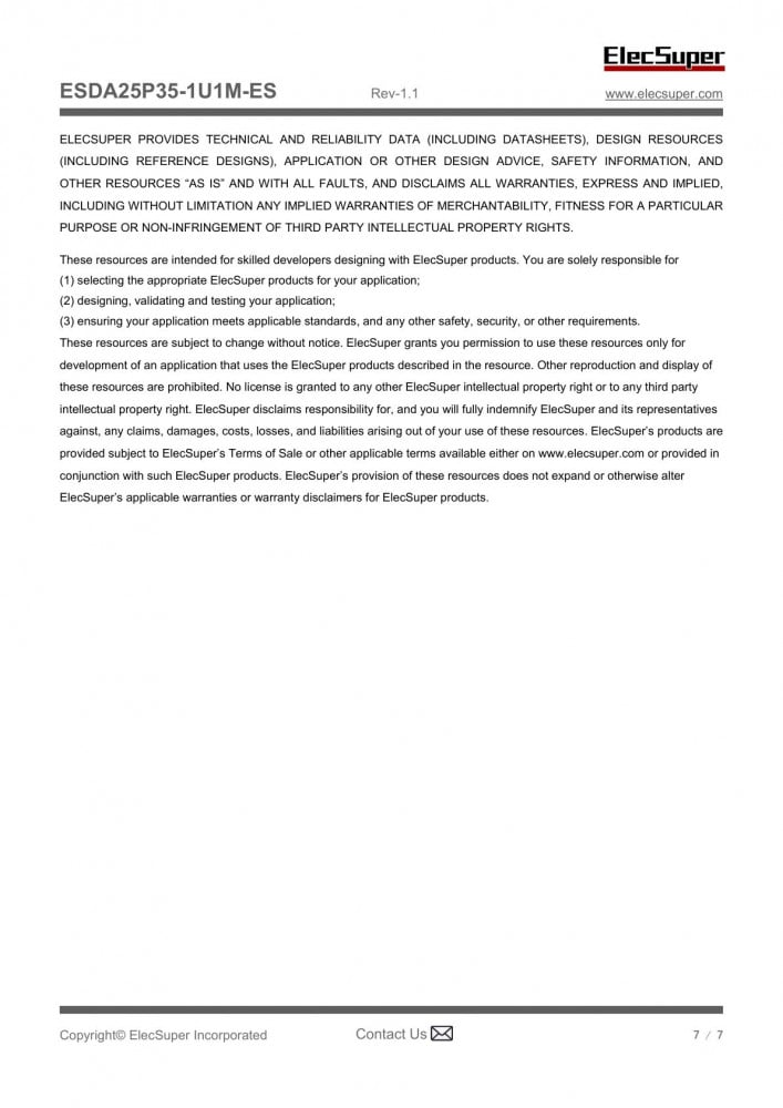 ESDA25P35-1U1M-ES datasheet page 7