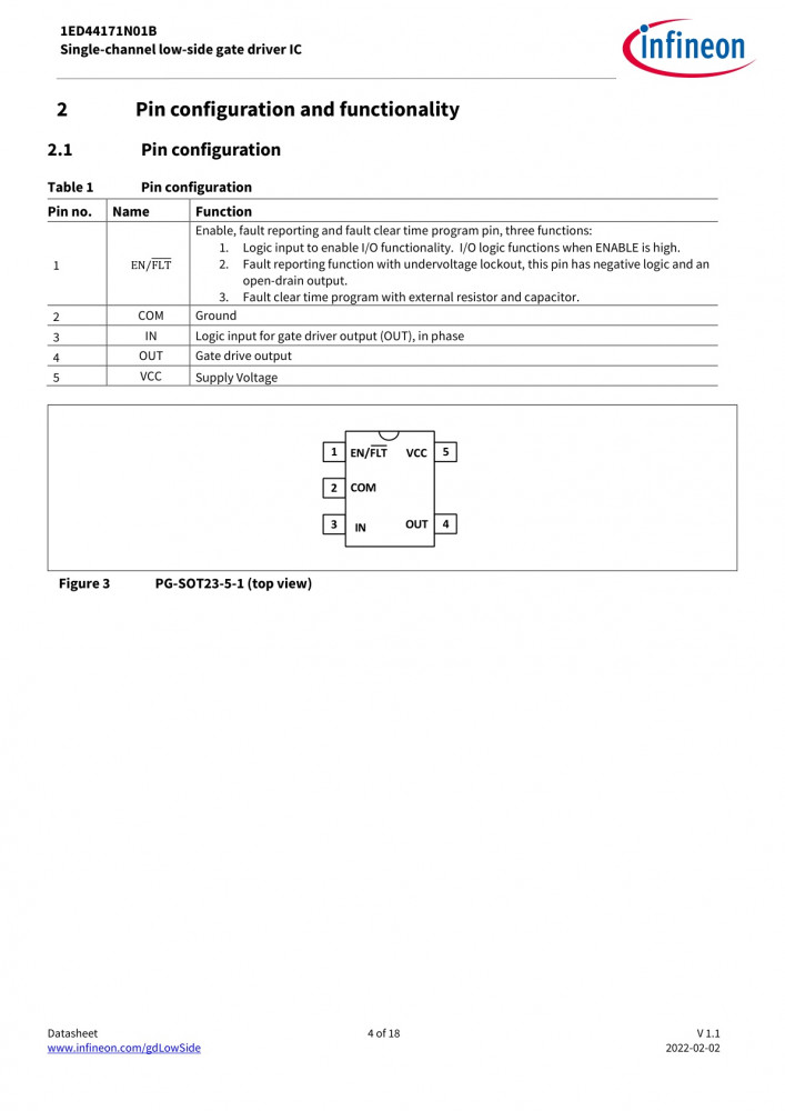 1ED44171N01B datasheet page 4