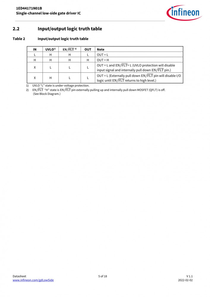 1ED44171N01B datasheet page 5