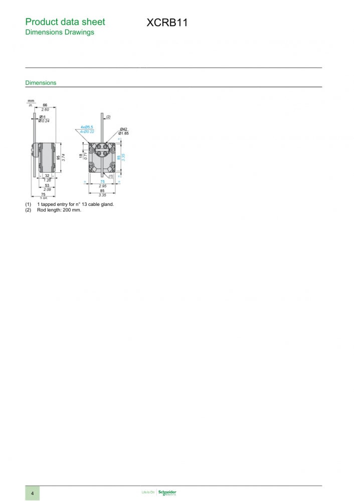 XCRB11 technical document page 4