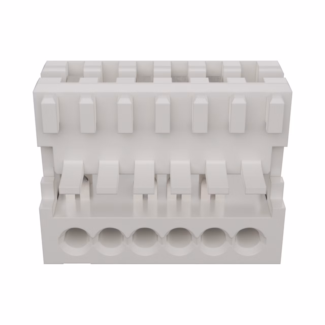 Appli-Mate RAST 2.5 IDT Housing, 2.50mm Pitch, Direct/Indirect, Female, 6 Circuits, All Position Keys, Voided Circuits 2 and 6 for sale