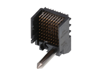 Impact 100 Ohm 3 Pair Vertical Backplane Header, Right Guide, Left Endwall, 8 Columns, 72 Circuits, Pin Length 5.50mm, Plated Through Hole Dimension 0.39mm, Lead-Free