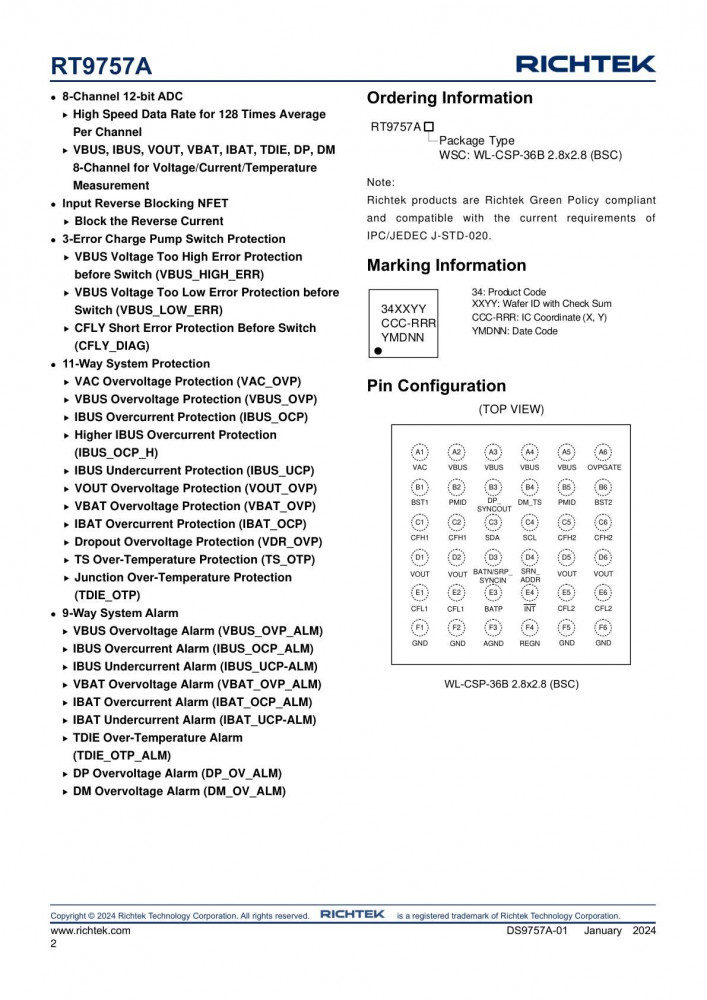 RT9757A datasheet page 2