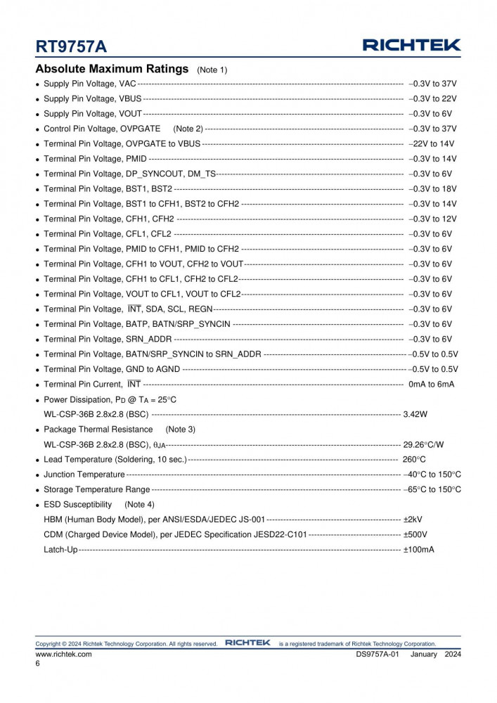 RT9757A datasheet page 6