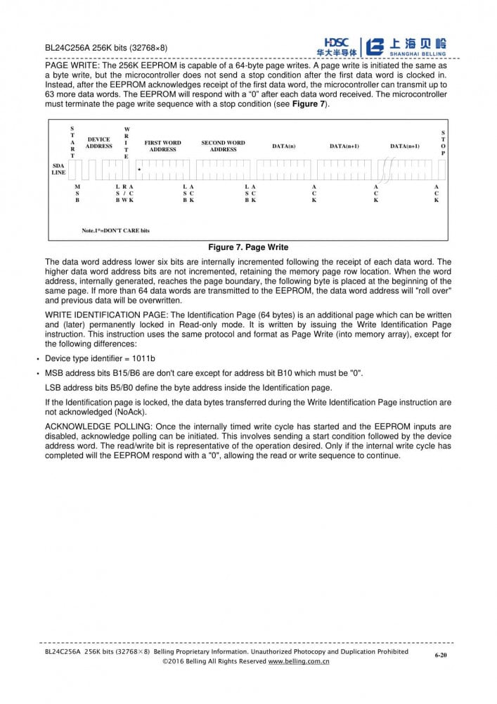 BL24C256AE0-PARC datasheet page 6
