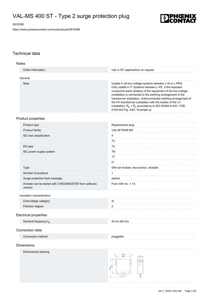 Phoenix Contact 2816399 product document page 2
