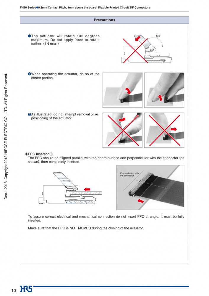 FH26 datasheet page 10
