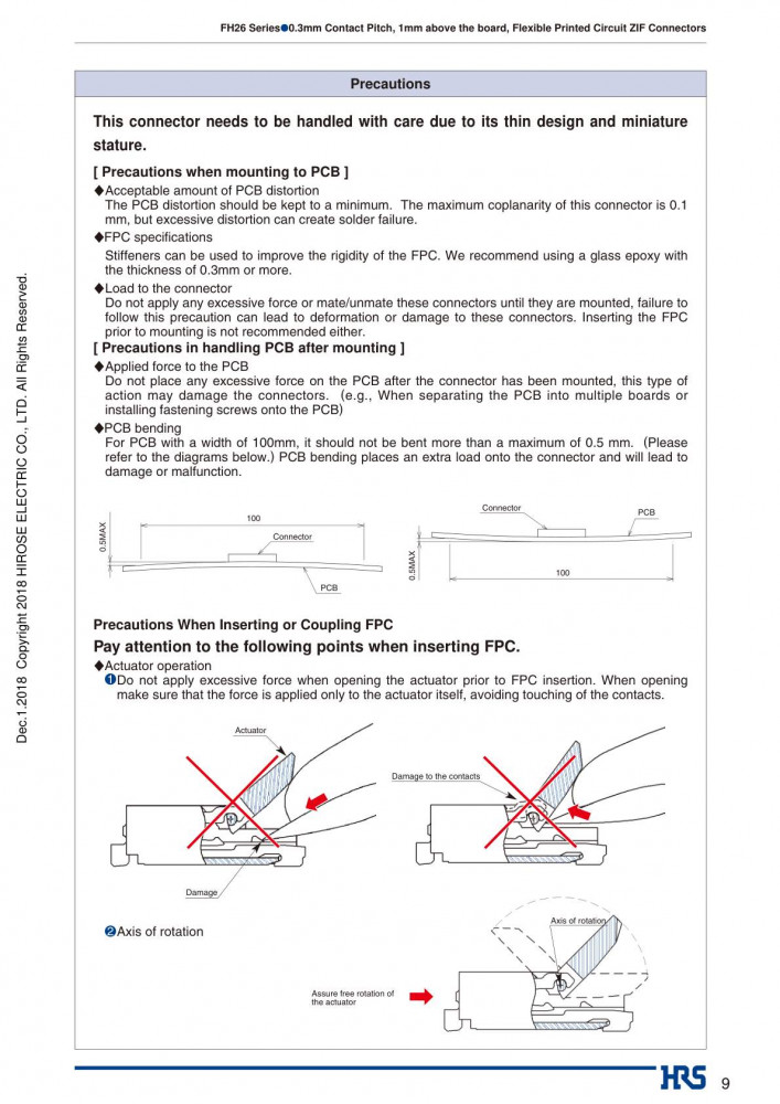 FH26 datasheet page 9
