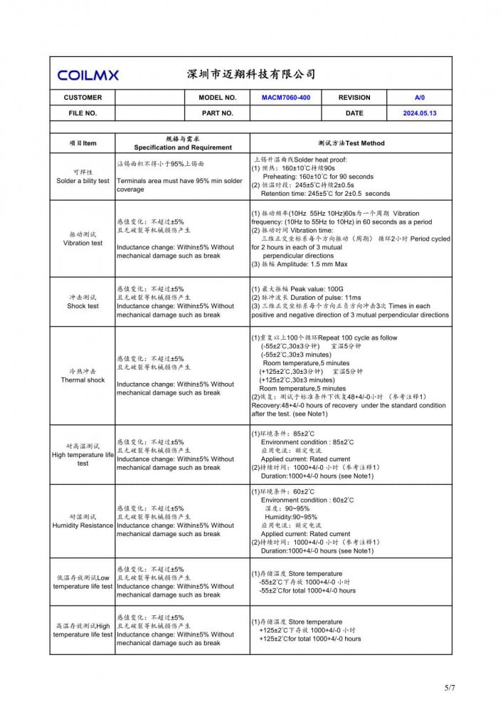 MACM7060-400 specification page 5
