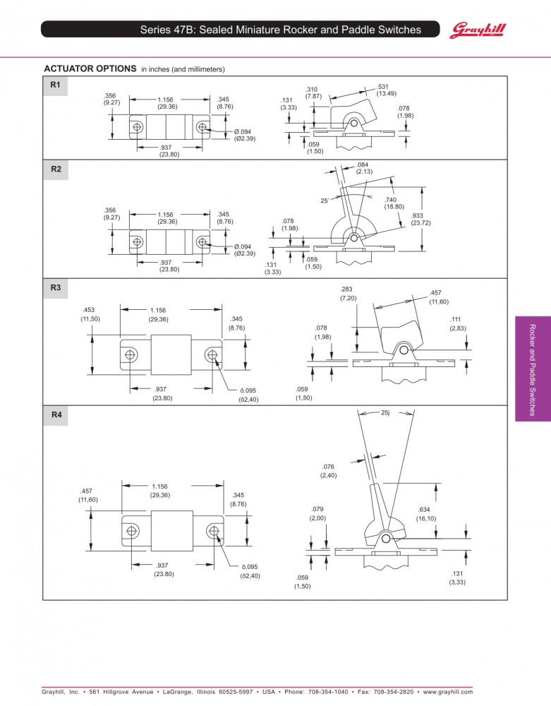 Grayhill Series 47B datasheet page 2