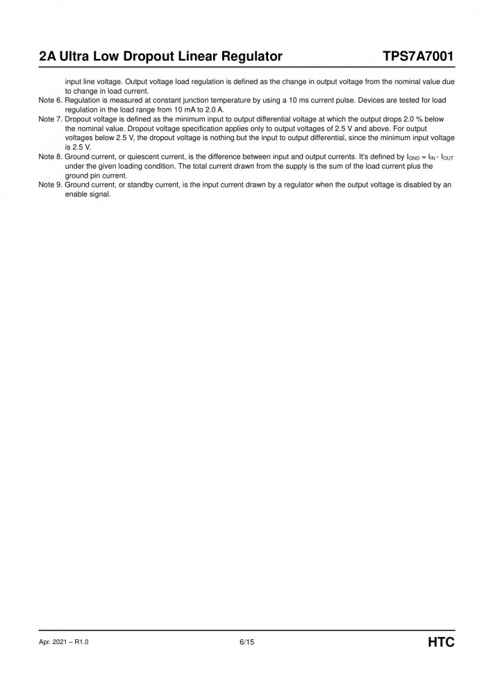 TPS7A7001DP datasheet page 6