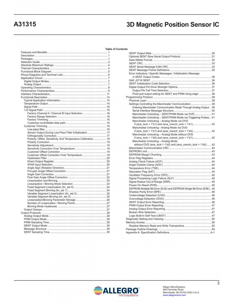 A31315 documentation page 3