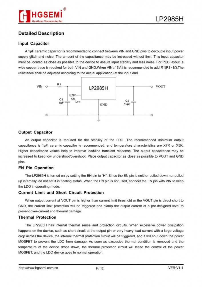 LP2985HM5-5.0/TR datasheet page 9