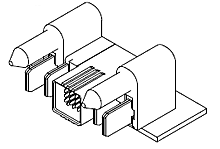 7.50mm Pitch EXTreme Ten60Power Hybrid Connector Plug Assembly Tin (Sn) Tails