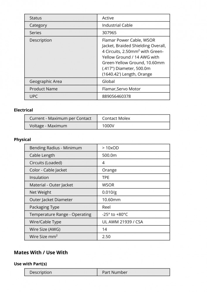 Product document page 2