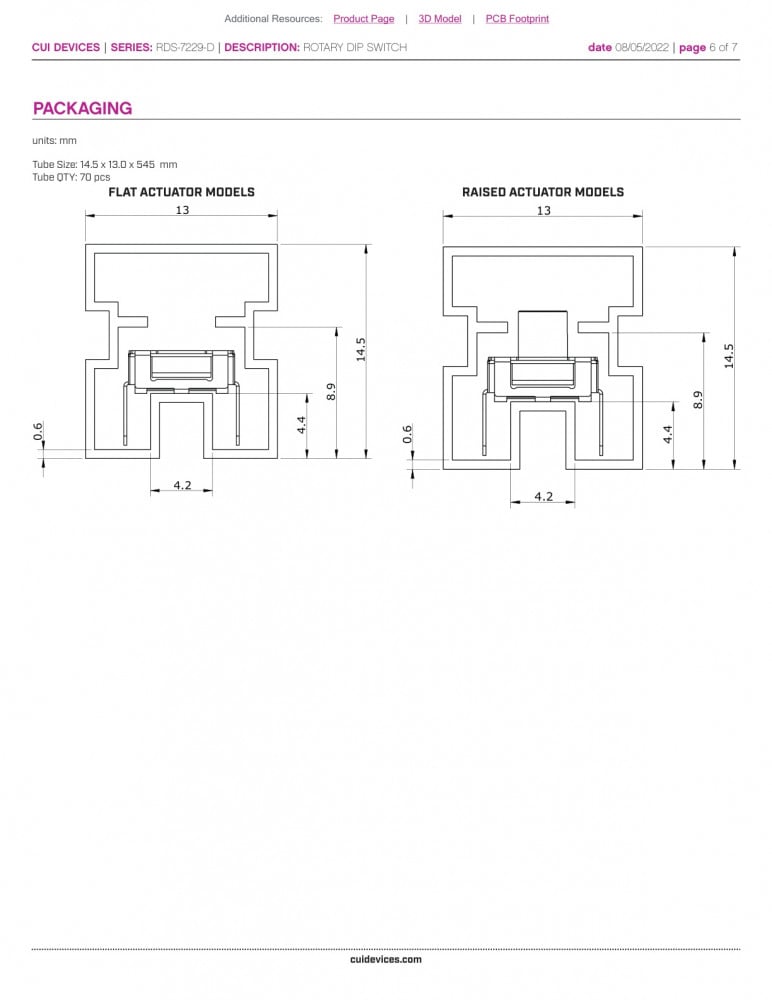 RDS-4S-7229-S-D datasheet page 6