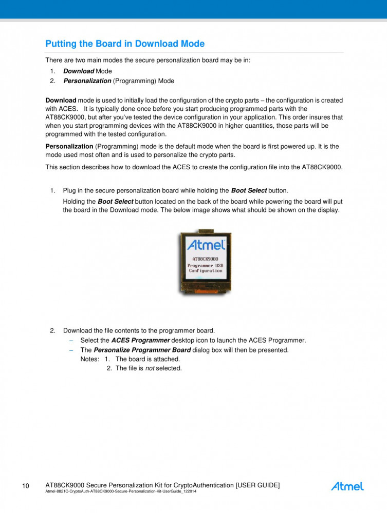 AT88CK9000 product guide page 10