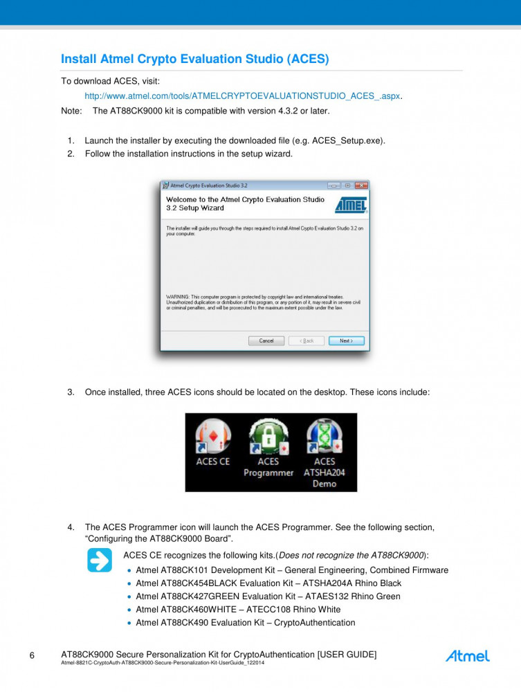 AT88CK9000 product guide page 6