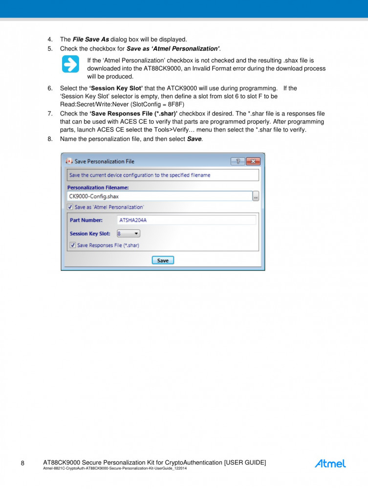 AT88CK9000 product guide page 8