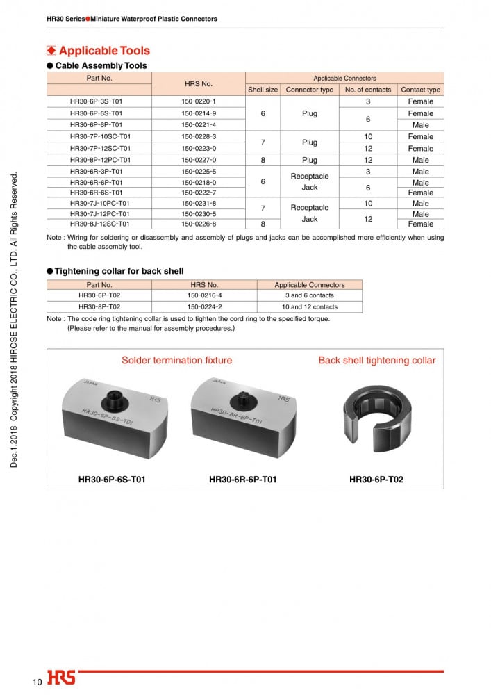 HR30 datasheet page 10